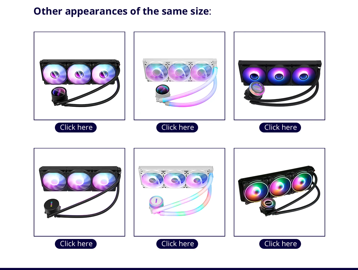 SAMA SM420 LCD PRO - Efficient All-in-One CPU Water Cooler