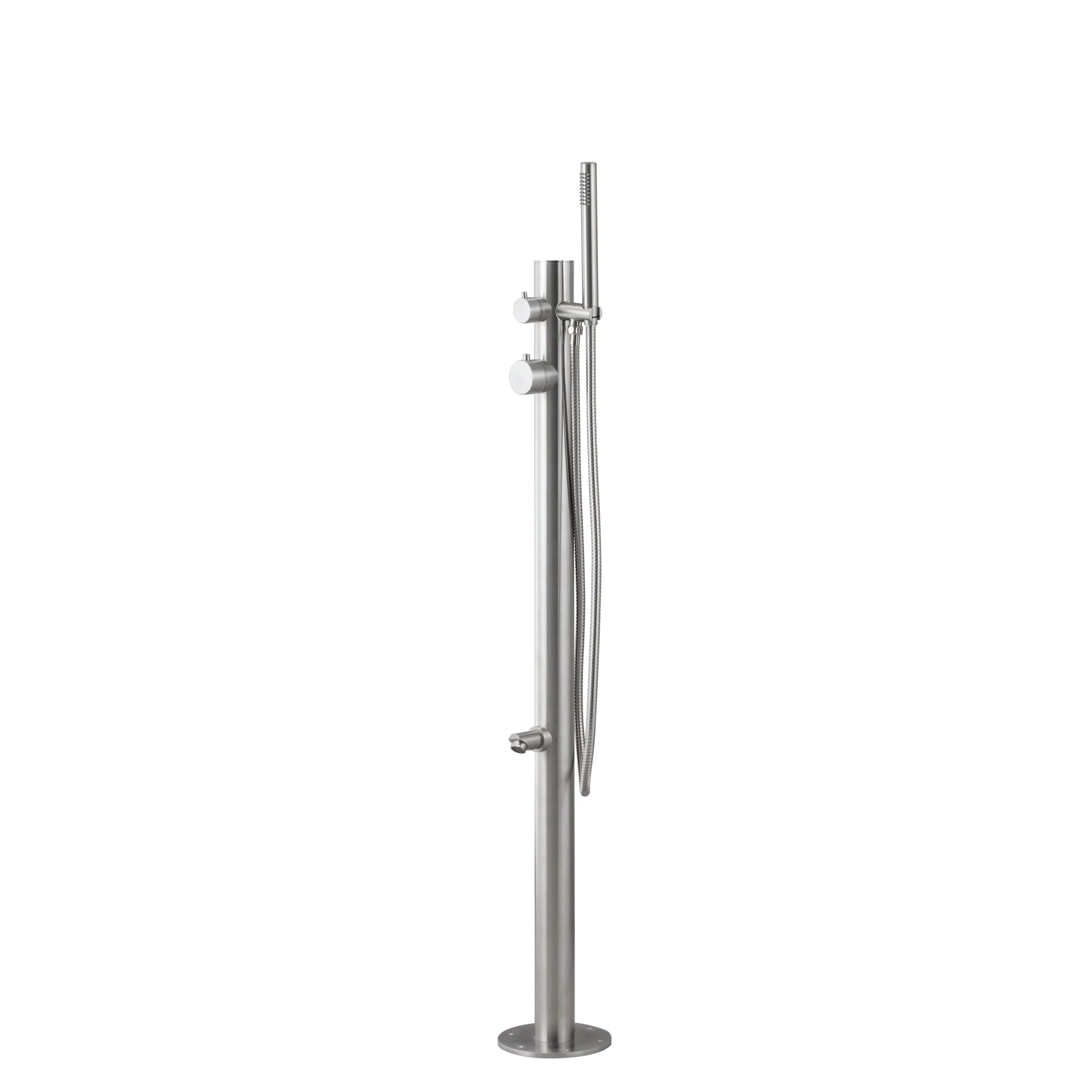 Freestanding outdoor pool shower swimming pool beach courtyard inox ...