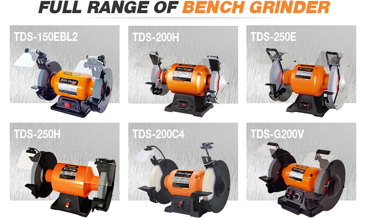 Benchtop Tool Electrical Grinders CE 250mm Home Use Bench Grinder for ...