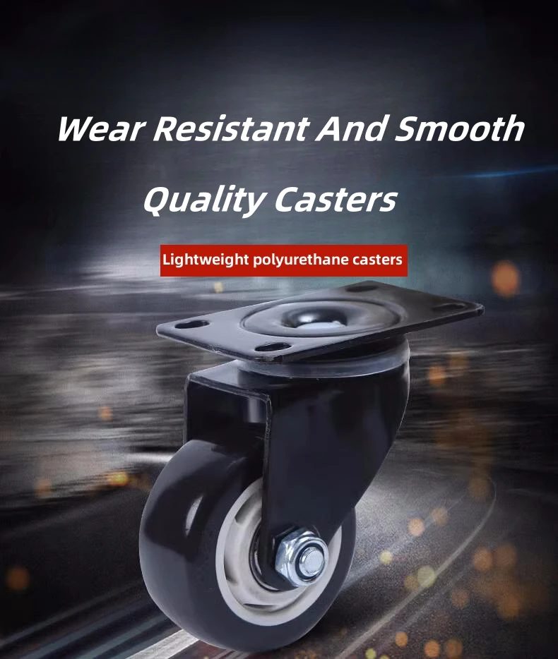 3" Casters Gold Diamond Wheel With Brake Screw Movable Chair Shelf ...