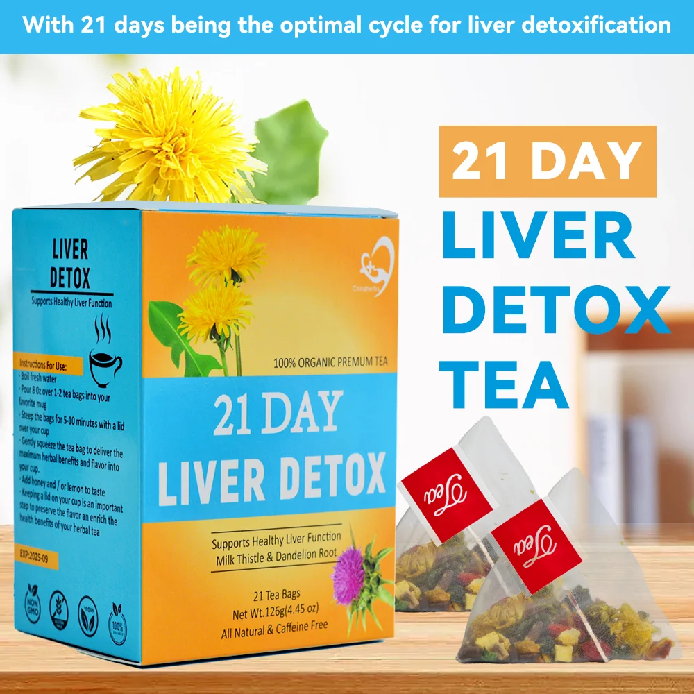 Chinaherbs Herbal Tea Private Label Liver Detox Tea Cleanse For Fatty Liver And Alcoholic River