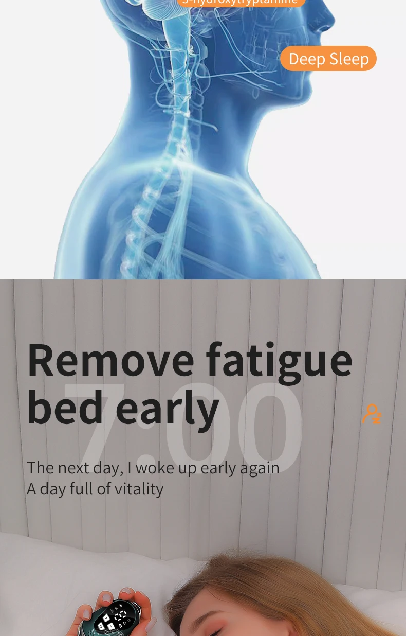 Handheld Micro Current Instrument for Anxiety & Sleep Aid