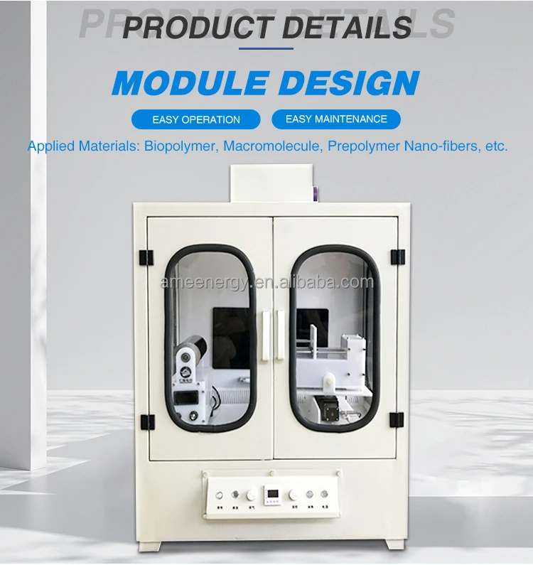 Lab NanoFiber Electrospinning & Electrospraying Equipment System ...