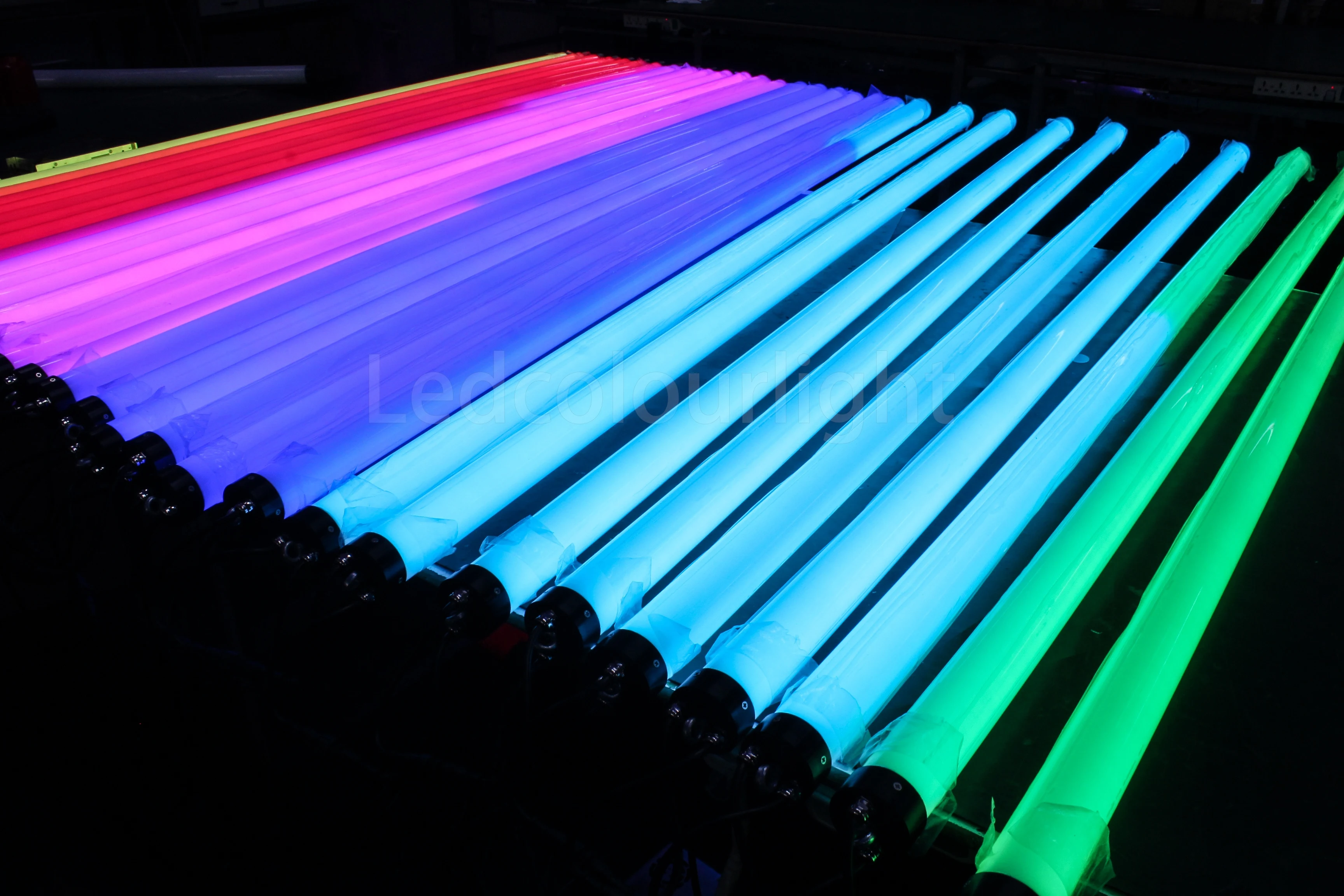 360 Degree Led Tube Light DMX RGB Led Tube Lights Led RGB Tube for ...