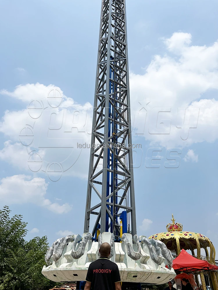 Free Fall Sky Drop Tower - Thrill Ride for Amusement Parks