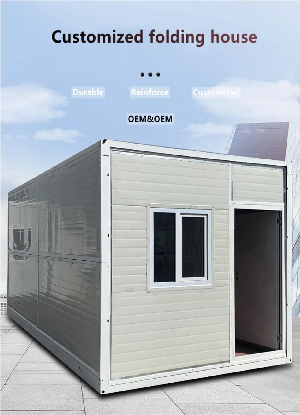 Luxury Modern Prefabricated Readymade Foldable Folding Container House ...