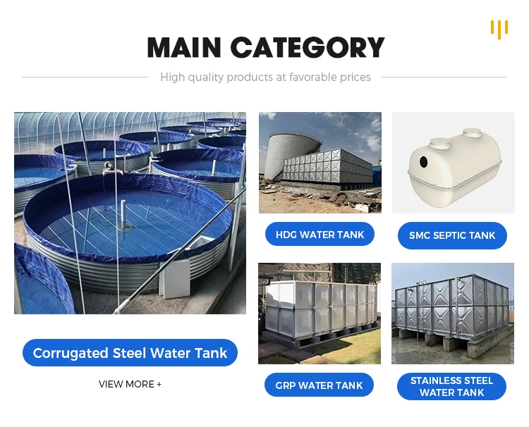 Gallon Corrugated Steel Water Tank Rainwater Tanks for Big Fish tank ...