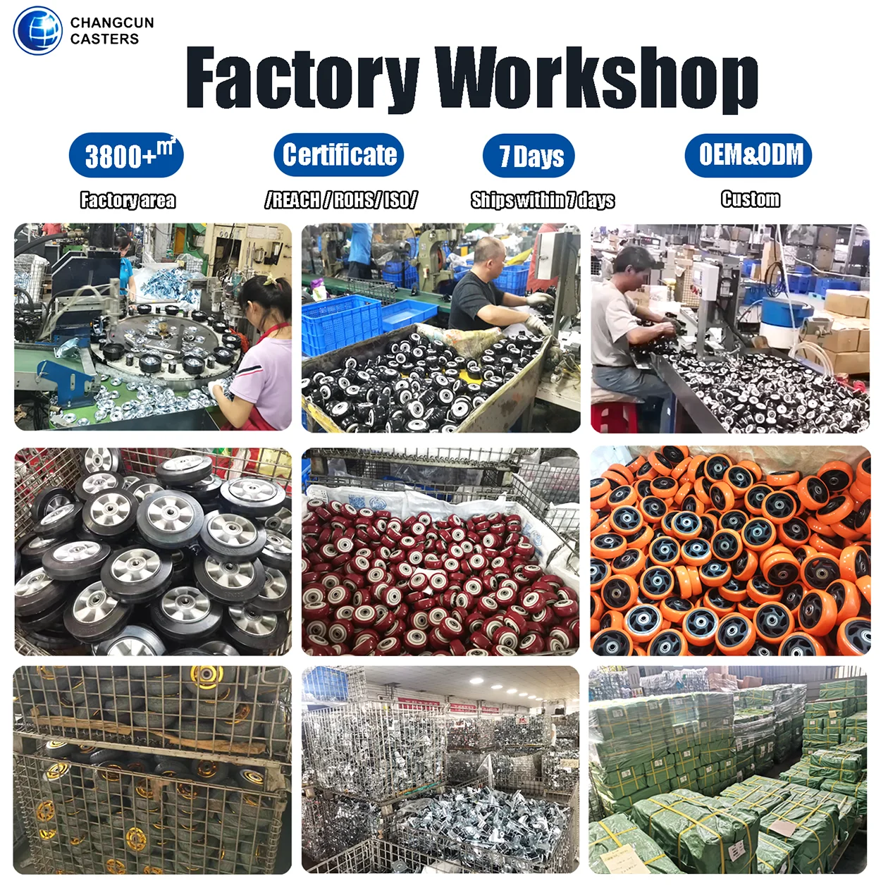 0.5 Inch Mini Caster Universal PP Guide Wheel Furniture Drawer Small ...