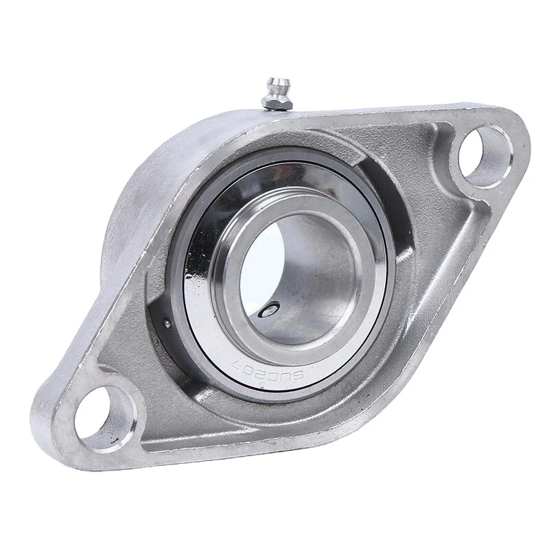 304 Stainless Steel Pillow Block Housing Bearing S FL203