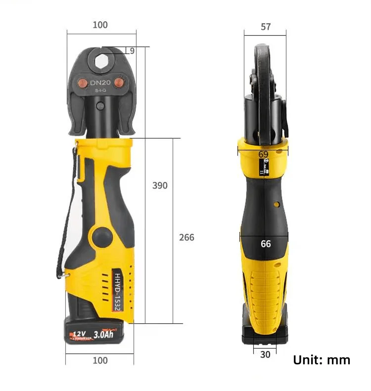 Cordless PEX Crimper - Propress 220V Battery Powered Tool