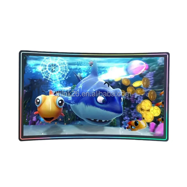 Cheap Game Vertical Display 32inch 43 Inch Curved Screen Touch Monitor ...