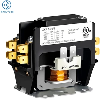 Hvac Contactor 30a 24v 120v 220v Replacement Ac Contactor Compatible ...
