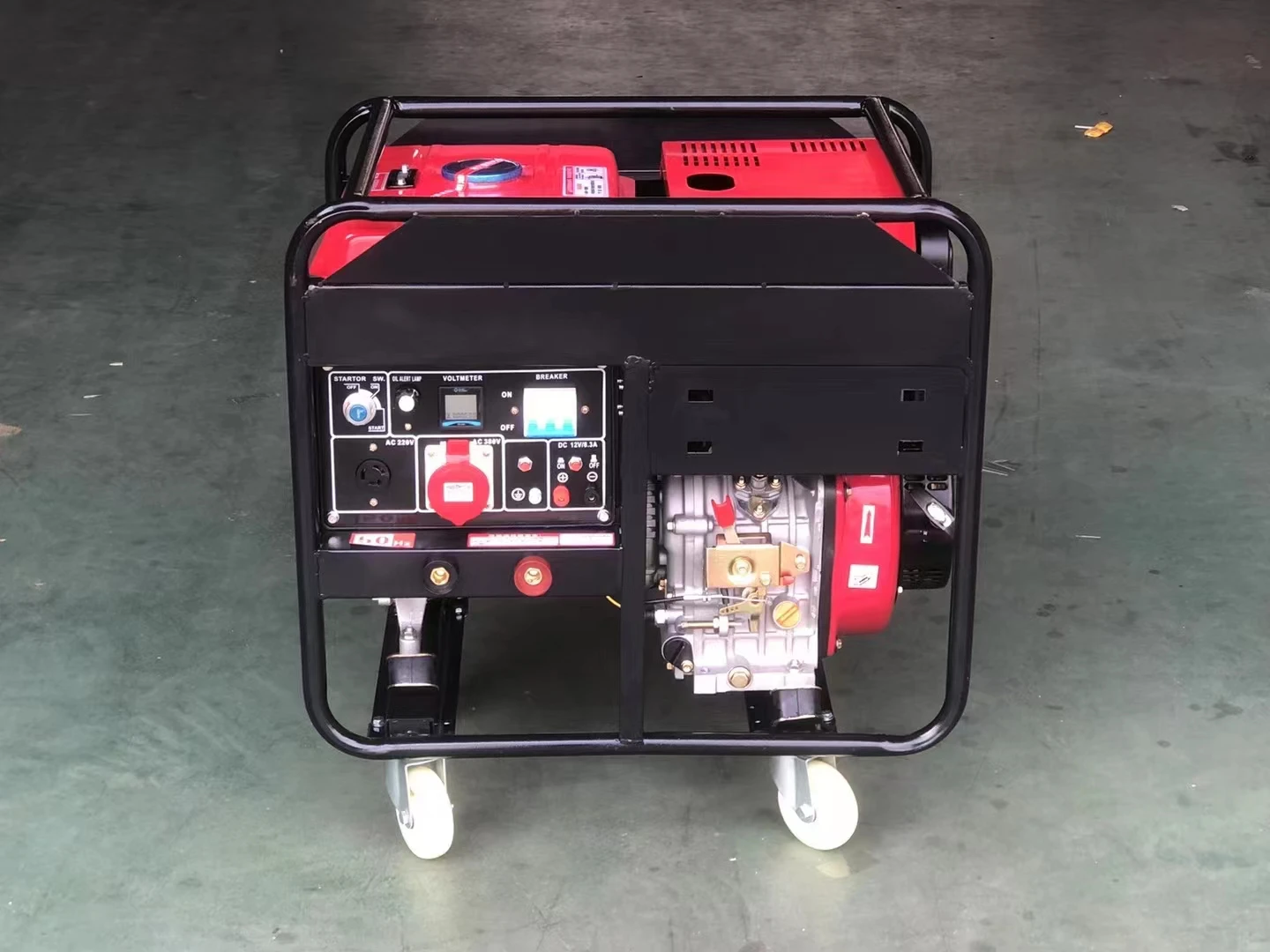 LETON Power 100A 200A 250A 10kva Diesel Welder Generator