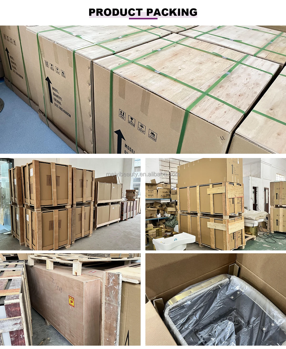 Luxury White Salon Shampoo Bowl And Chair Backwash Shampoo Unit Massage ...