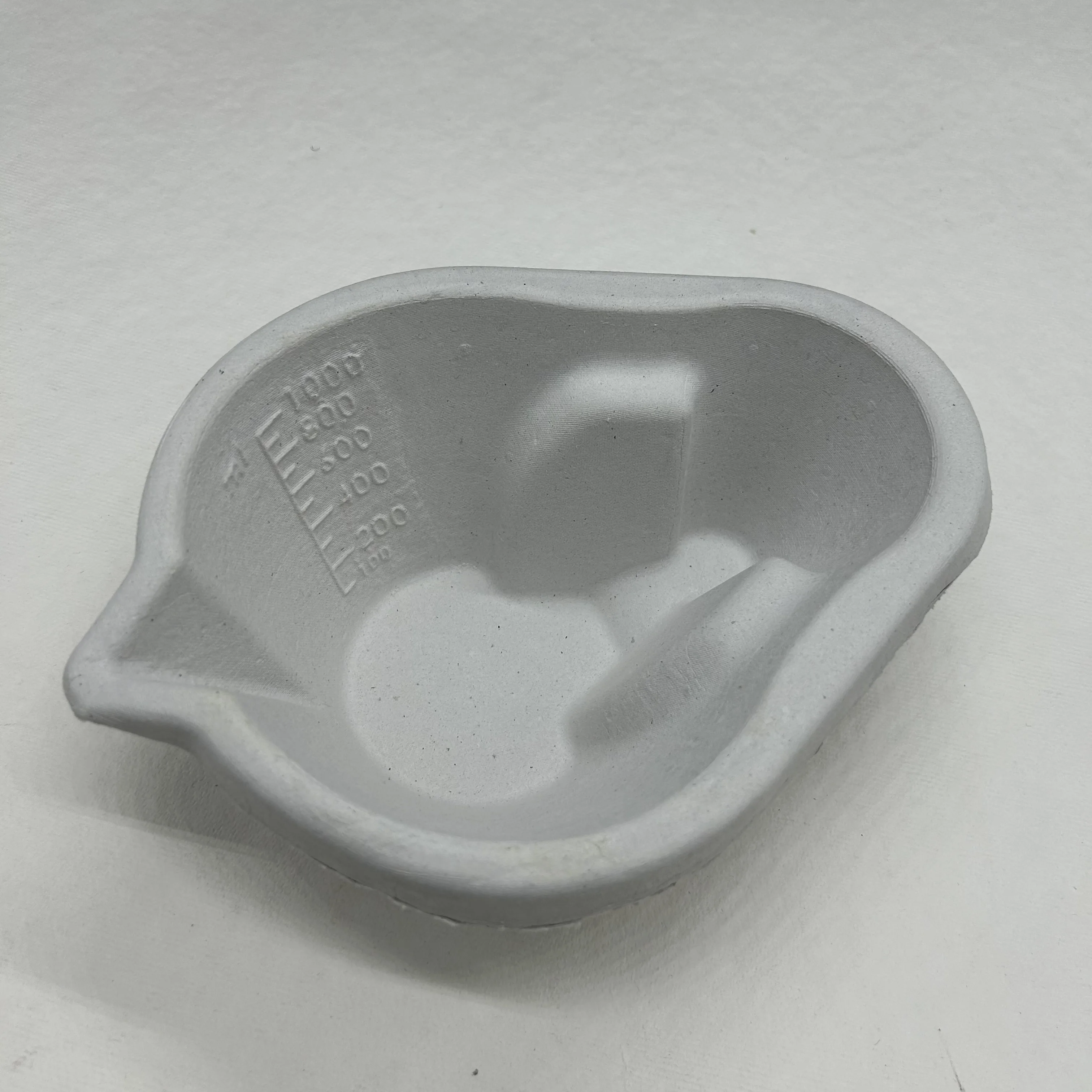 Disposable Tray Recycle Paper Molded Pulp Cup Tray Measuring Jug Molded ...