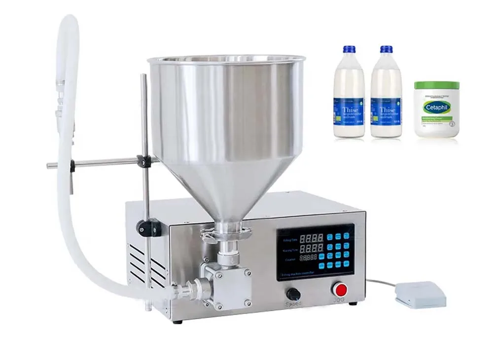 Semi Automatic Rotary Pump Thai Curry Paste Peanut Butter Lotion Chilli ...