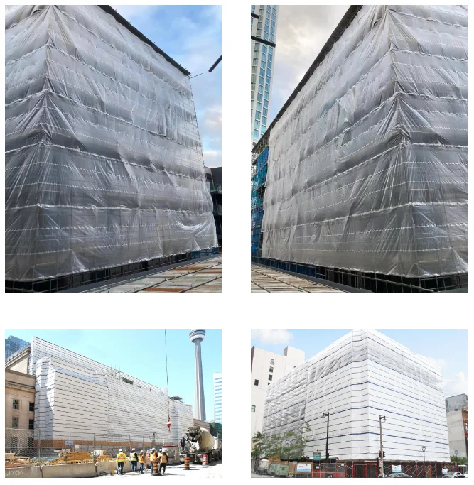 Heavy Duty Scaffold Sheeting Tarp UV Stabilized Waterproof Cover for ...