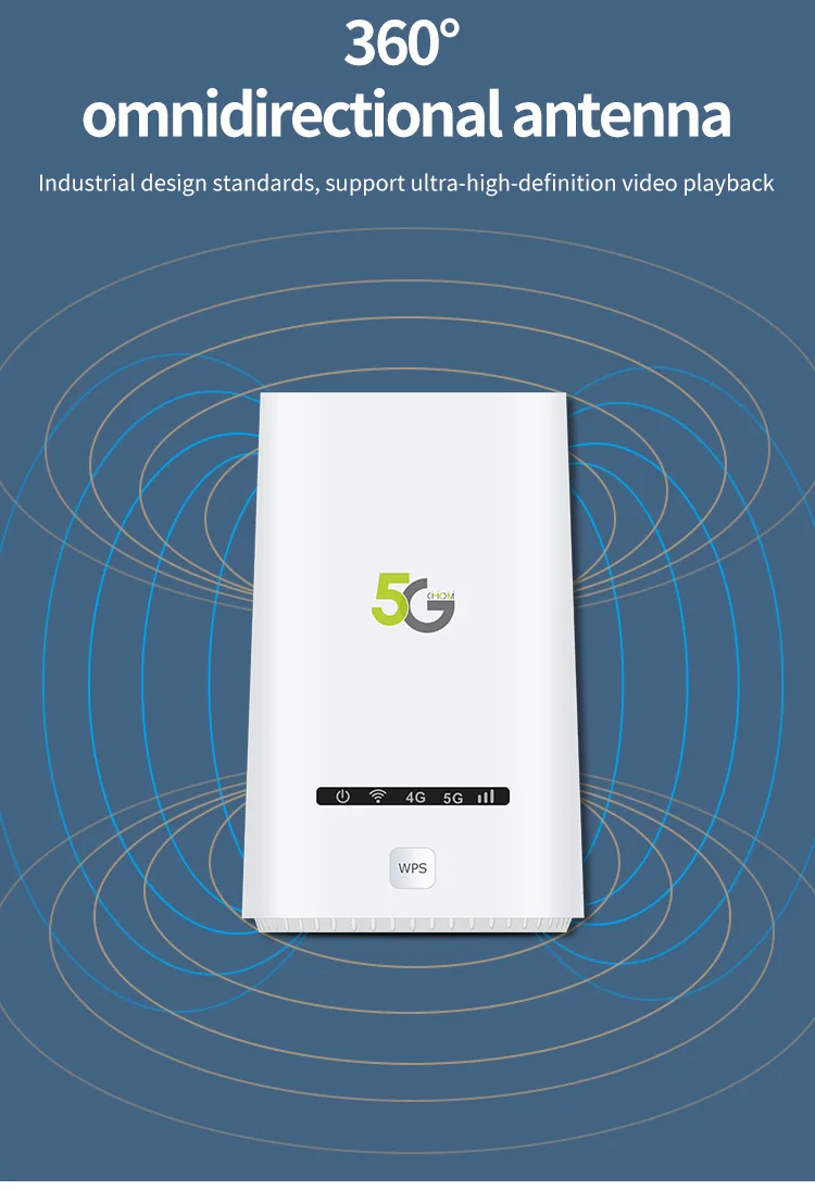 HCX H510 CPE LTE WIFI Router - 6 Antennas & 1.6gbps Speed