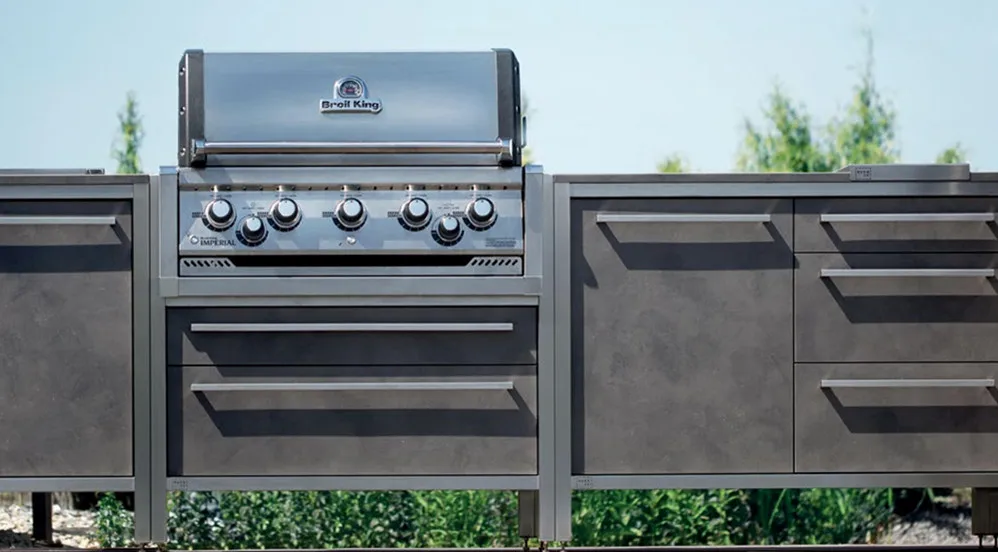 Wholesale Customized Full Outdoor Kitchen Cabinets Gas Grill 304 ...