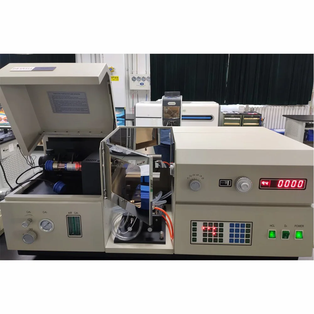 Drawell Dw-320 Flame Atomic Absorption Spectrophotometer 2 Lamps Single ...