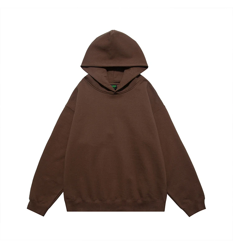 Wholesale Thicker Cotton Fleece Blank Pullover Hoodies
