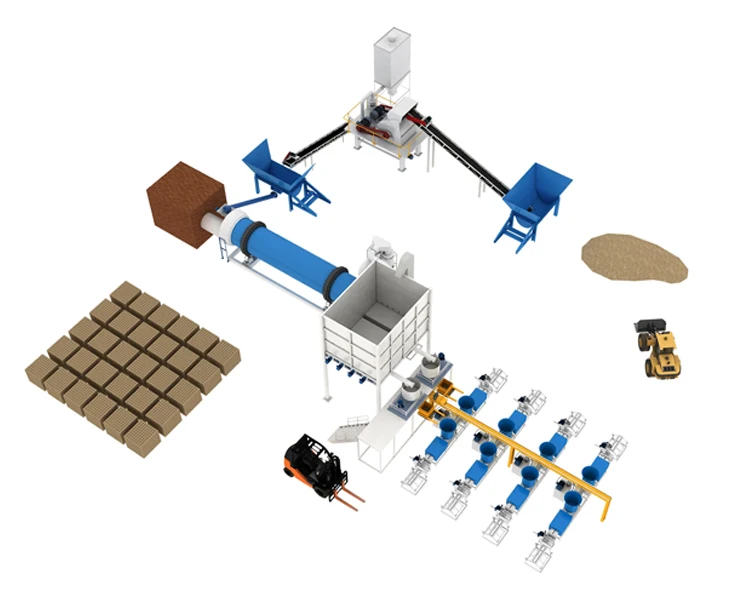 Woodworking Machine - Efficient Sawdust Pallet Block Compressor