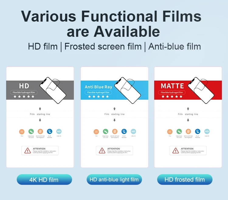 Eco Friendly Screen Protectors - Anti Blue Light & HD Clear