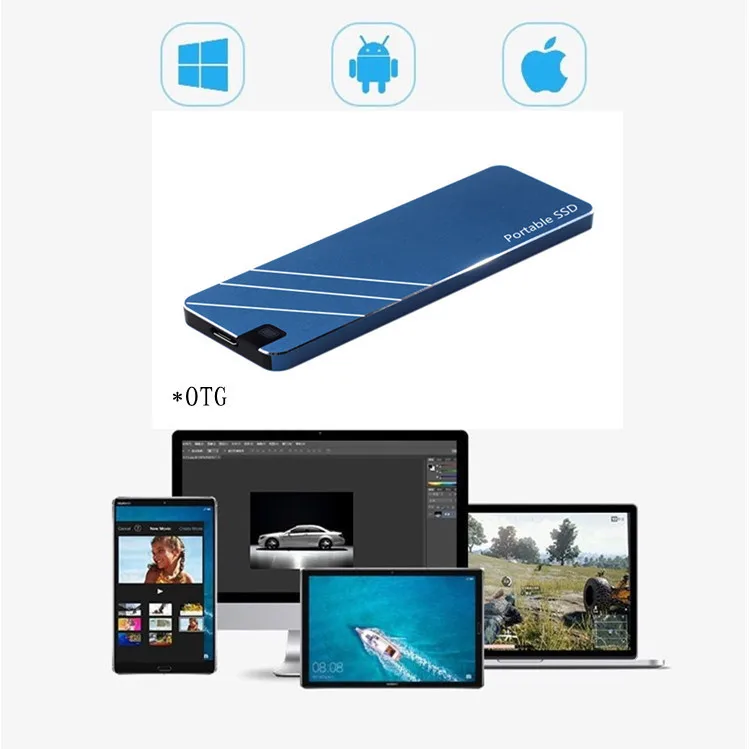 2tb Portable Ssd 1tb 500gb External Hard Drive 4tb 16tb Type-c Usb 3.1 ...