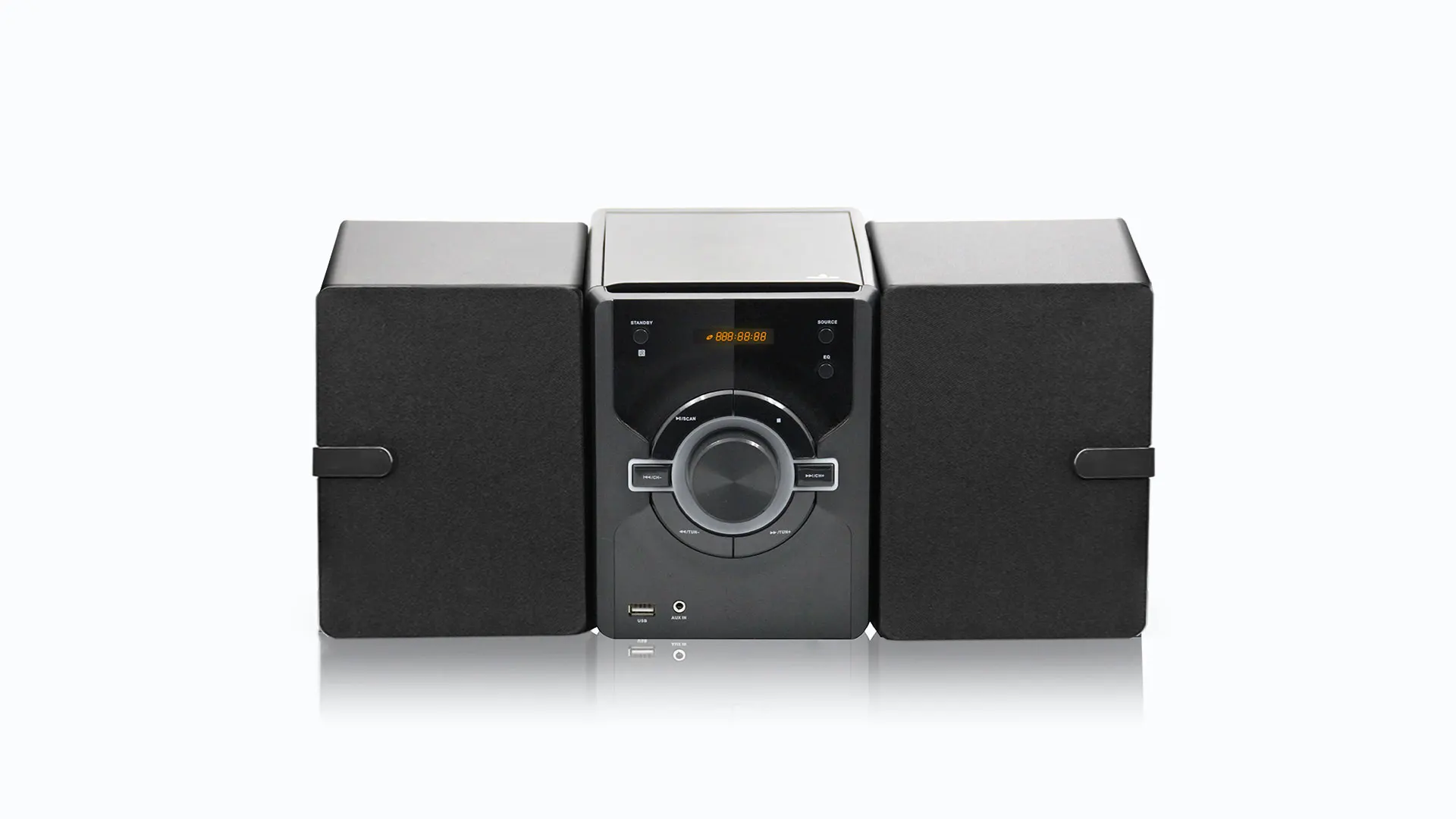 LONPOO MAX 80W Mini Hi-Fi System - 2.1CH Home Theatre Speaker with DVD ...