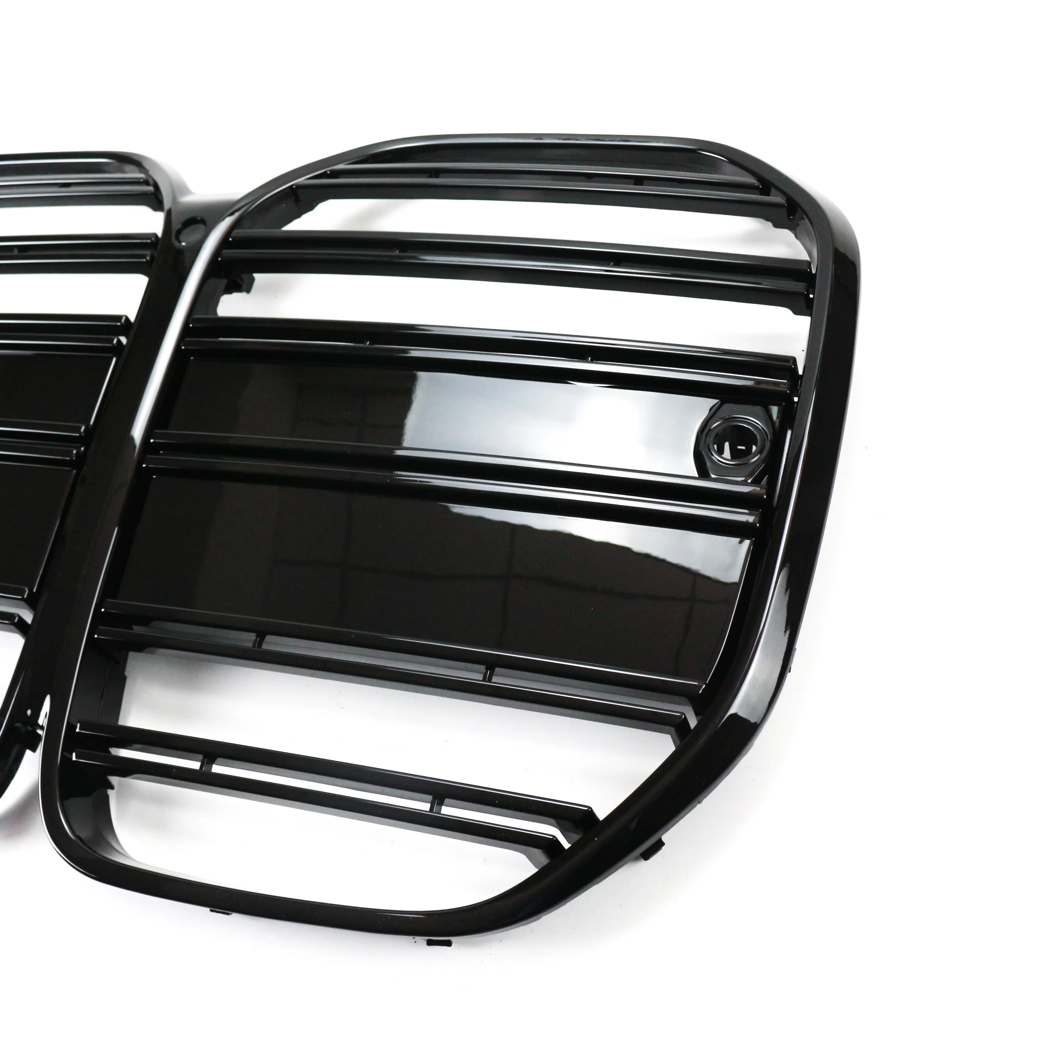 Glossy Black Abs G22 Dual Slats Grille 2 Door Front Grill For Bmw New 4 ...
