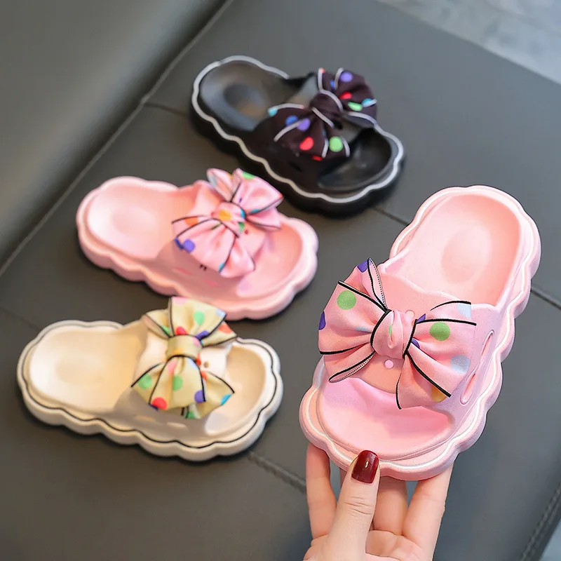 2024 New Arrival Summer Children Outwear Shoes Bow Flat Sweet Princess ...