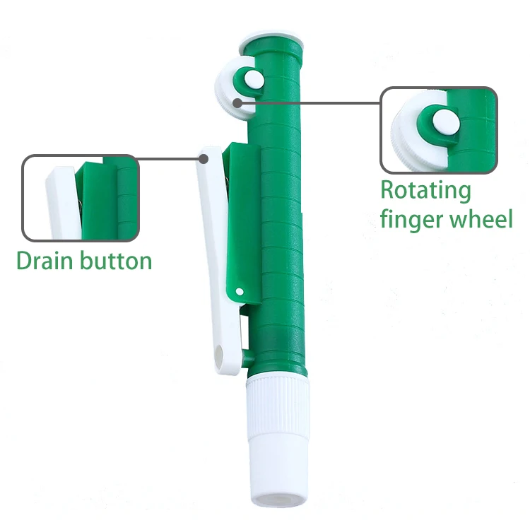 Laboratory For Liquid Moving Filler Pipette Fixed Volume Plastic Blue ...