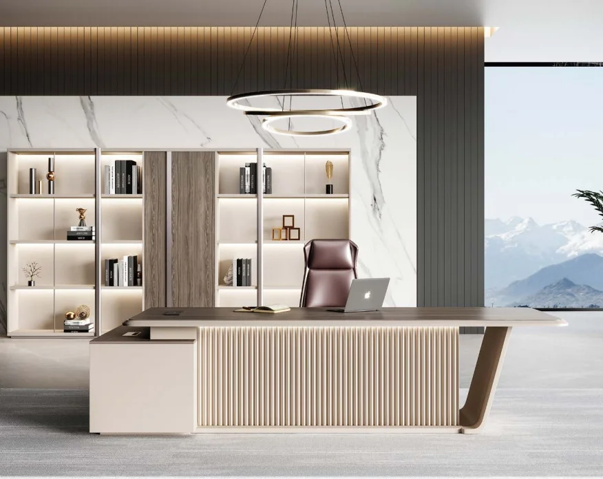 Modern CEO Office Desk - Stylish & Functional Furniture