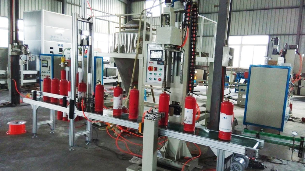 Automatic Dry Powder Co2 Fire Extinguisher Cylinder Making Machine ...