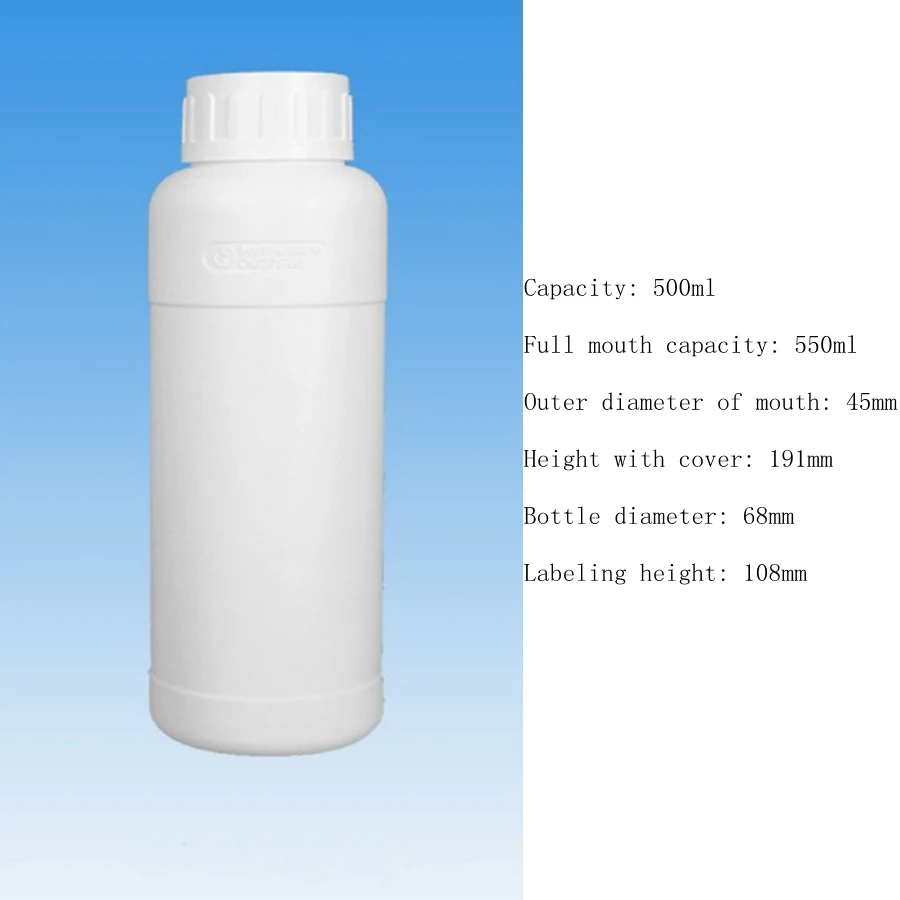 Fluorinated Ethylene Propylene Plastic HDPE Round Bottles