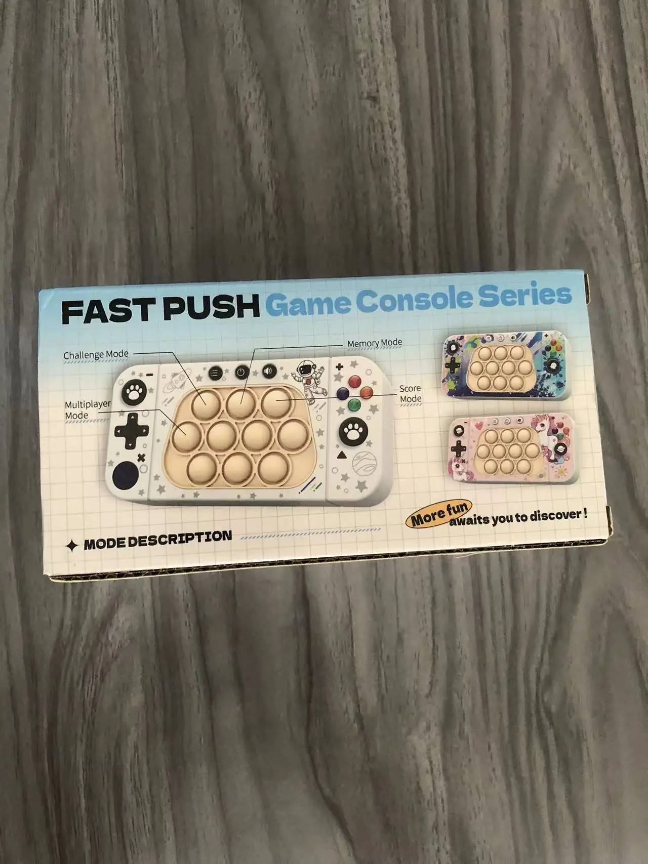 Tiktok Hot Pop Quick Push Bubble Game Console Light Up Pop It Pro ...