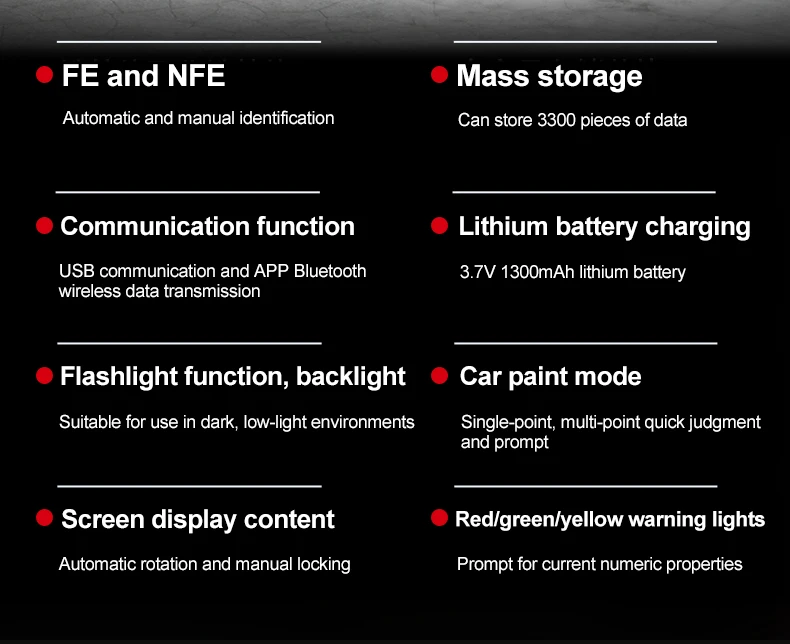 Uni-t Ut343e Coating Thickness Gauge 2000um For Car Film Paint ...