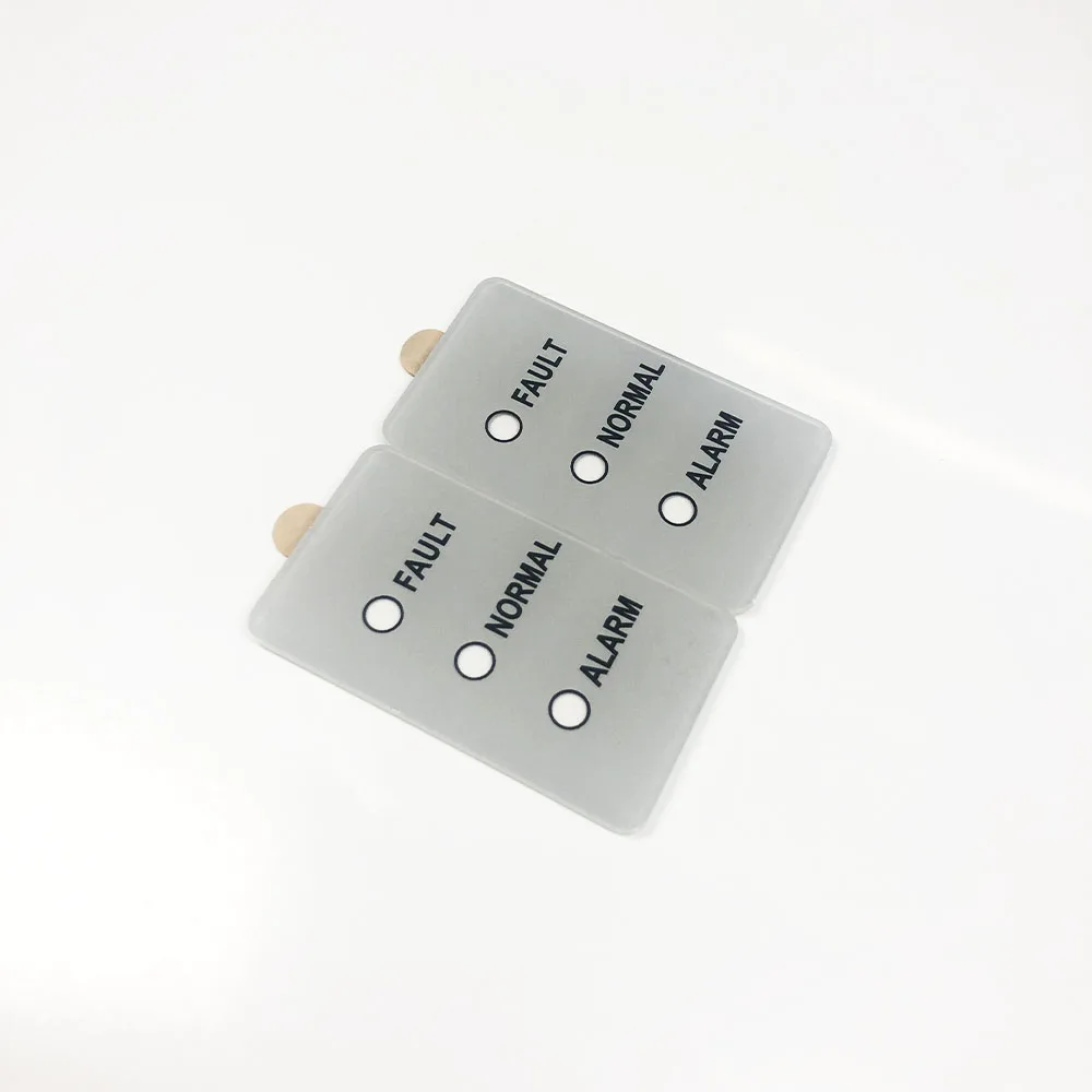 Custom Sticker Silk Button Label 3m Glue Pc Lexan Panel Graphic ...