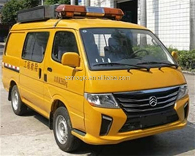 Second Hand Rescue Bus Emergency Vehicle Gasoline Country Five With 5 ...