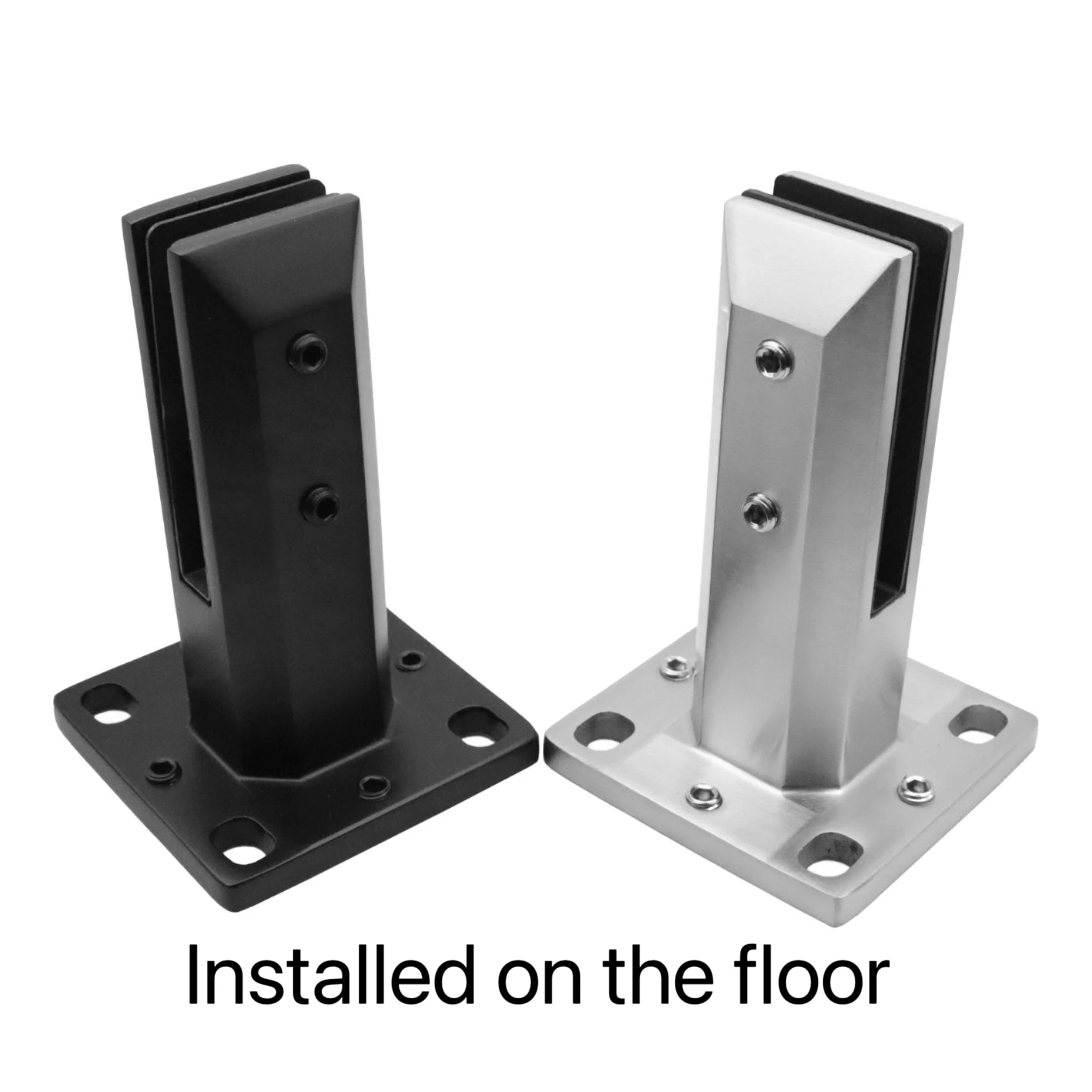 Stainless Steel Balcony Railing Stair Handrail Fence Fixed Glass ...