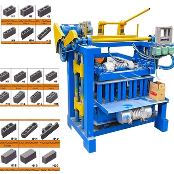 Hand Operated Brick Making Machine Hydraulic Compressed Earth Clay ...