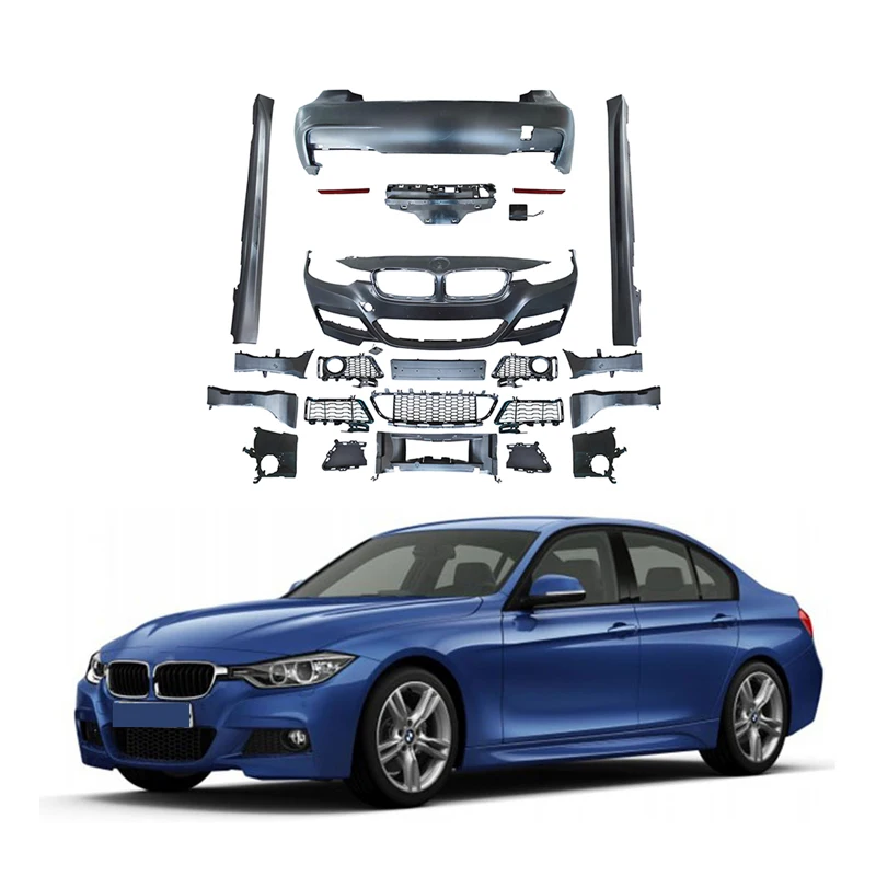 3 Series F30 Upgrade to MT Style Bodykit M Sport Front Bumper Rear ...
