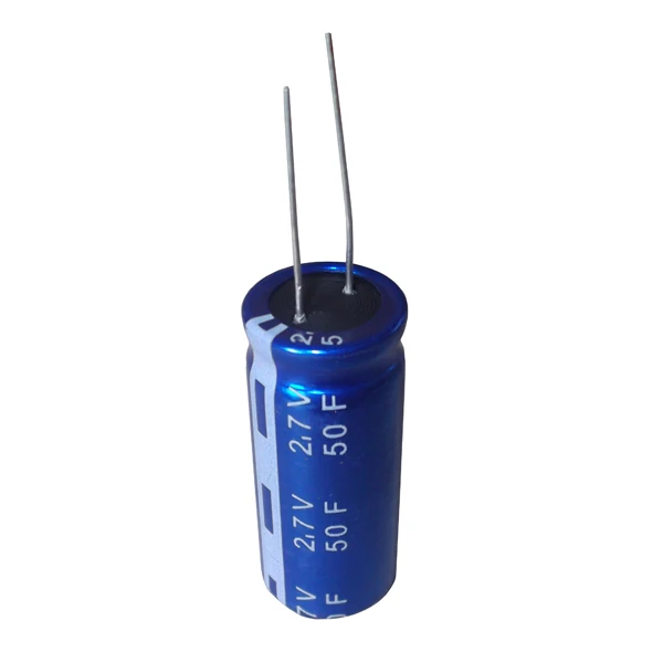 2.7V 50F ultracapacitor cell, Super capacitor , Gold capacitor, Radial ,wire lead, 18*40mm ...