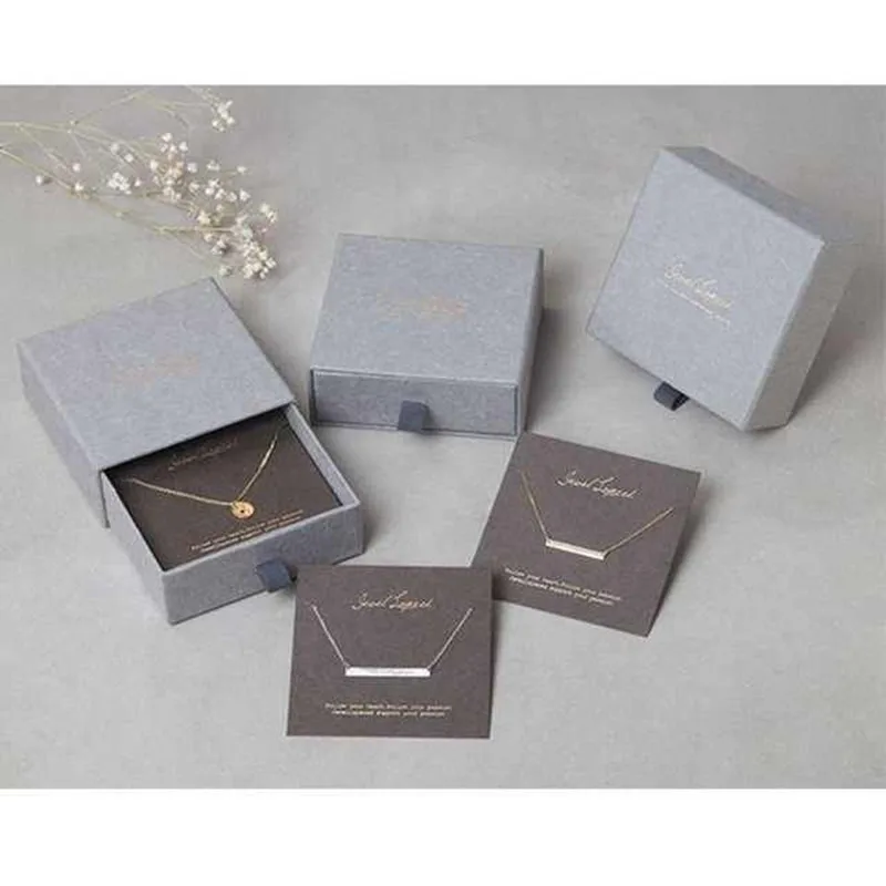 Custom Necklace Cards - Elegant Jewelry Display Solutions