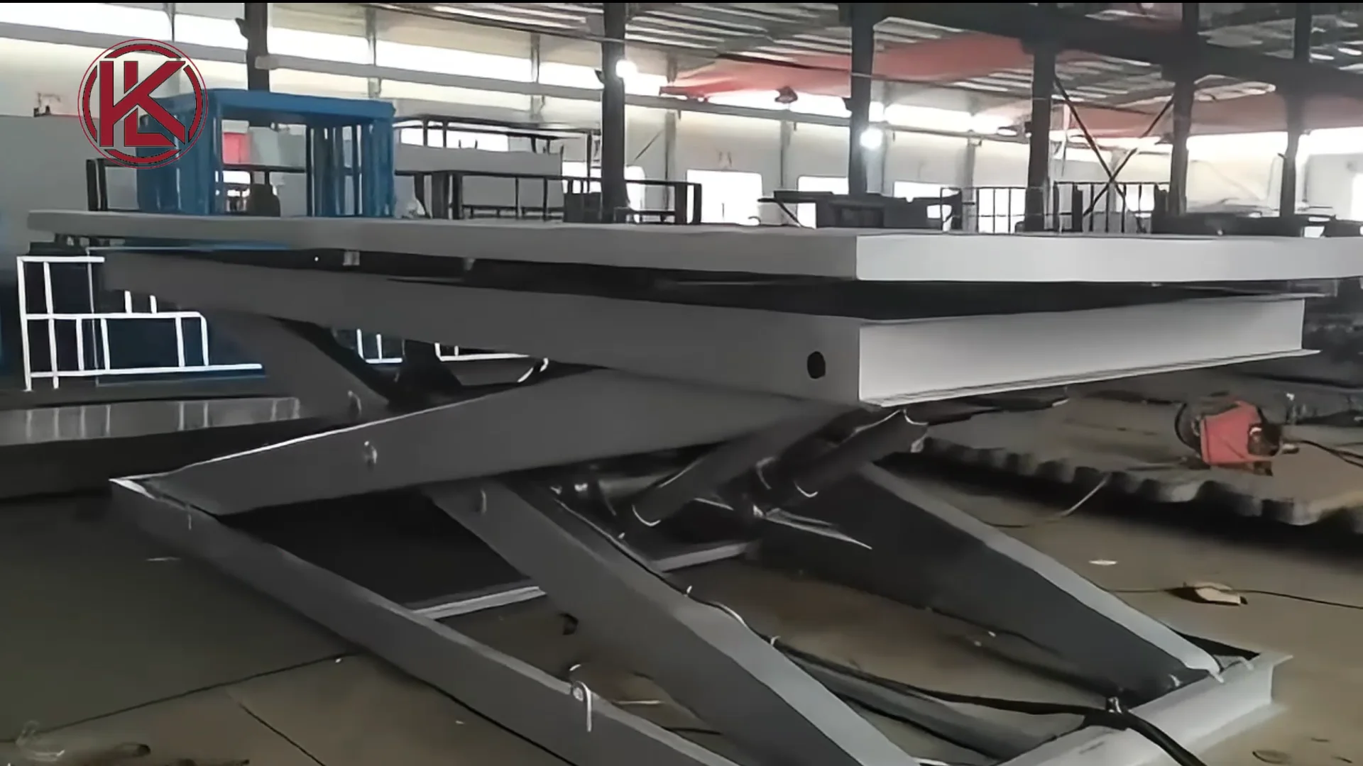 Car Turntable 360 Degree Rotating Scissor Lift Table Stage Rotation Car ...