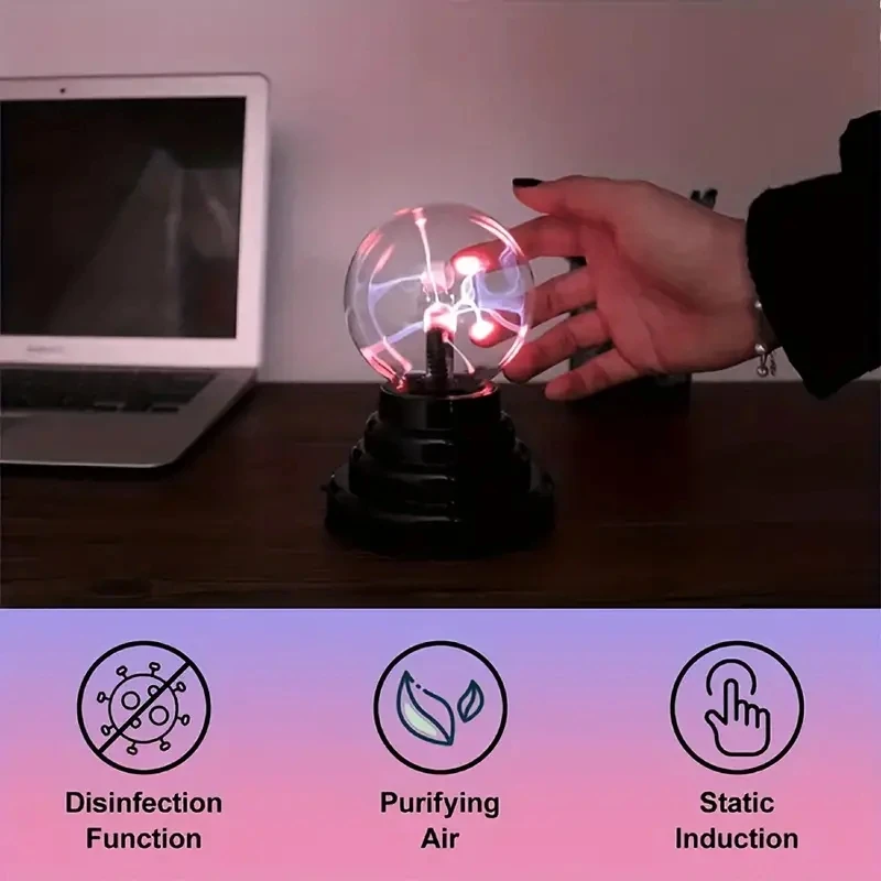 Hot Sale Plasma Ball Electrostatic Sphere Light Magic Lamp 5 Inch ...
