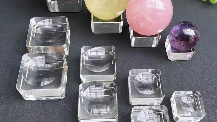 Wholesale Glass Ball Stand Glass Display Sphere Holder For Crystal ...