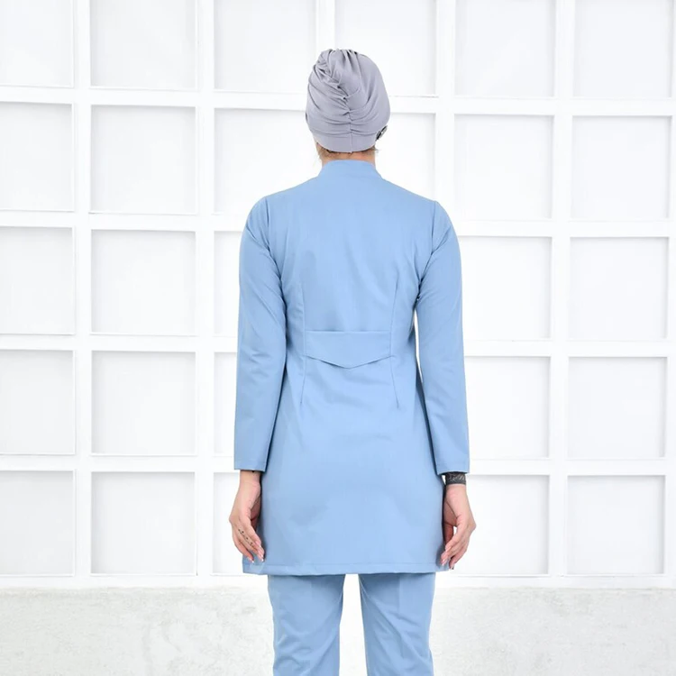 Wholesale Muslim Scrubs Uniform Nurse Hospital Long Sleeve