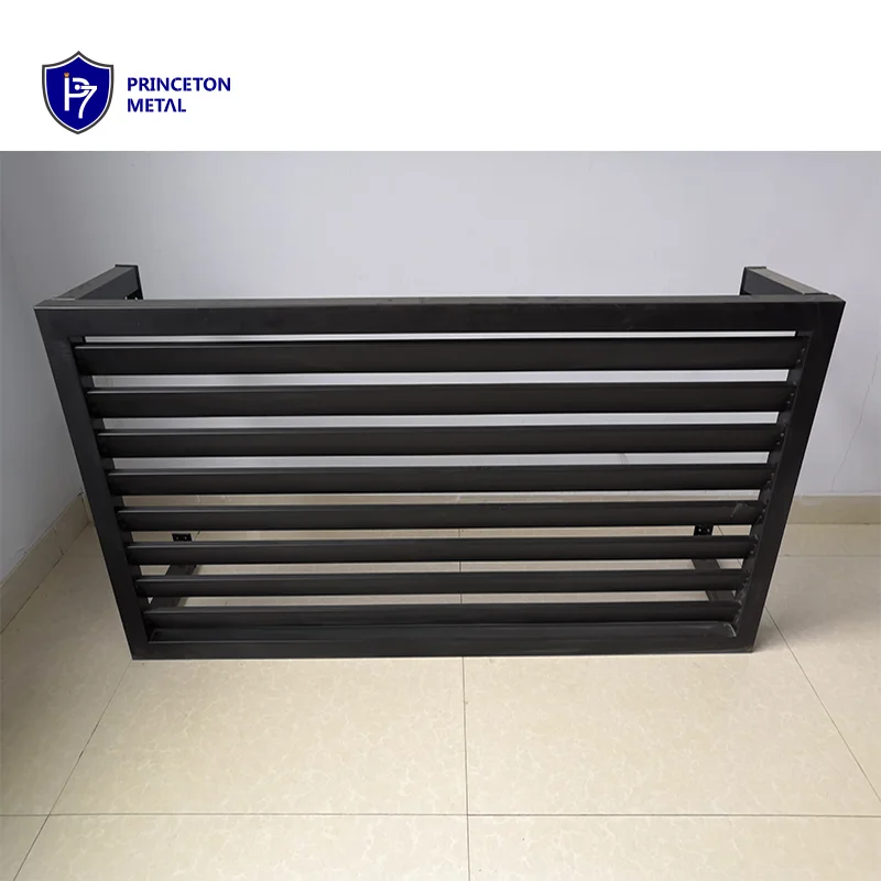 Factory Supply Decoration Sunshade Aluminium Louver Metal Powder Coated Window Shutter For ...