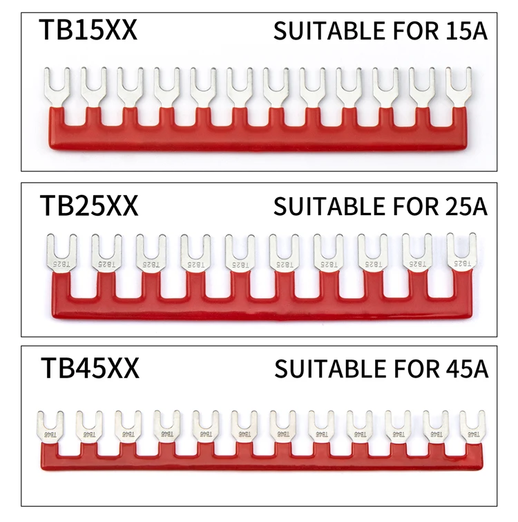 Terminal Shorting Strip - Matching Connecting Bar for TB Series